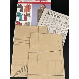 Simplicity | Art | 0208 Simplicity 404 Pattern Misses Dress Jacket Suit ...